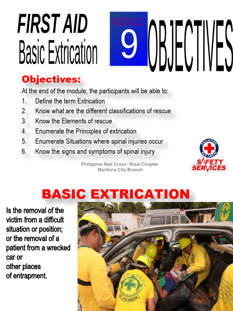 MOD9 Basic Extrication | PDF | Injury | Spinal Cord Injury