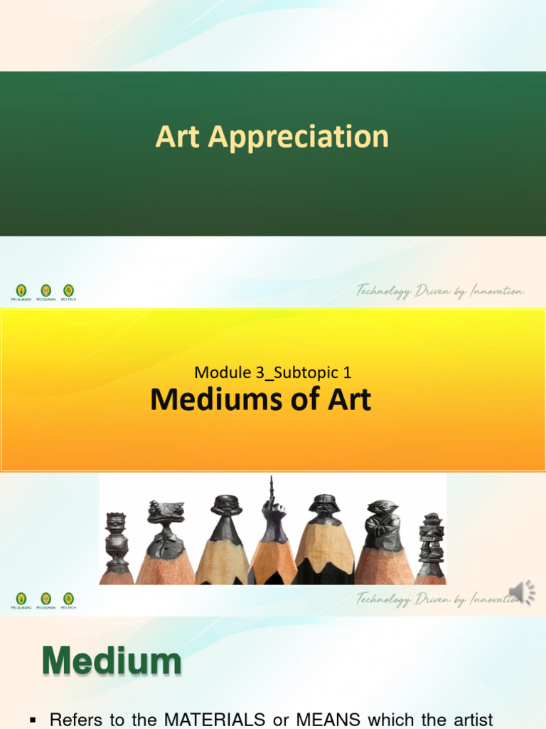 (M3-MAIN) Mediums and Styles in Art | PDF | Musical Instruments | Cor Anglais