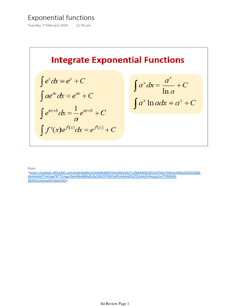 Integration Sheet For Review | PDF