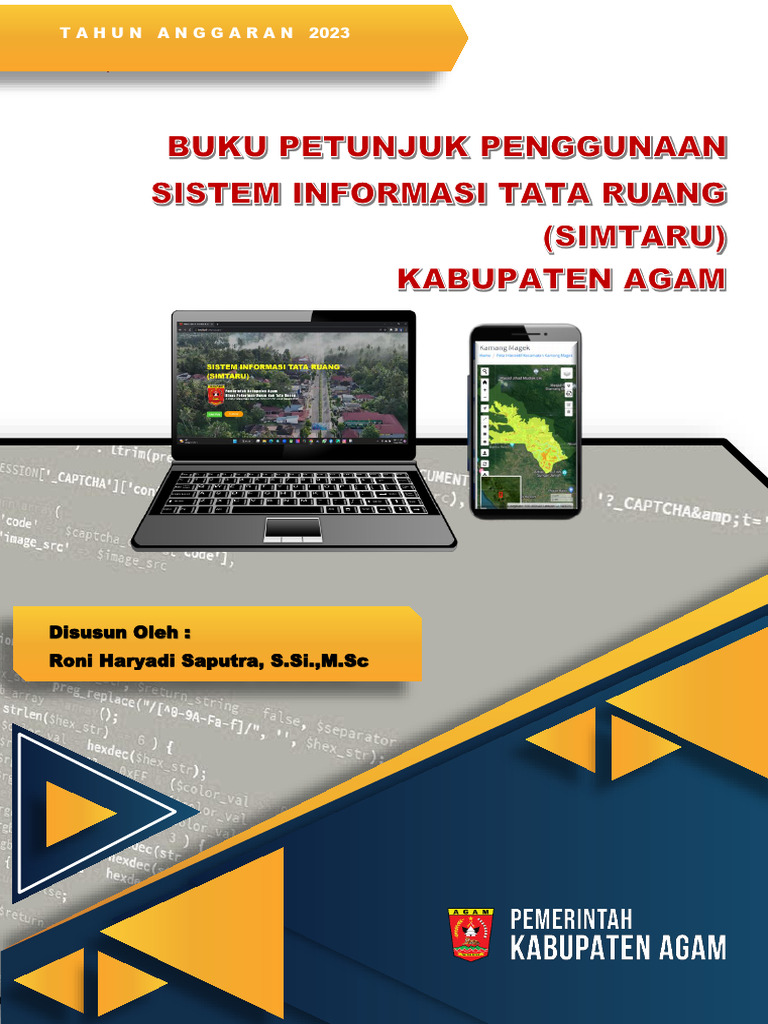 Buku Petunjuk Penggunaan Simtaru Kabupaten Agam | PDF
