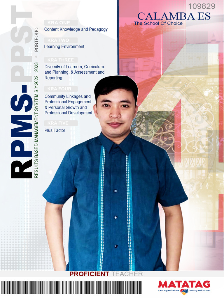 RPMS-PPST Morph Pink Template | PDF | Educational Assessment | Learning