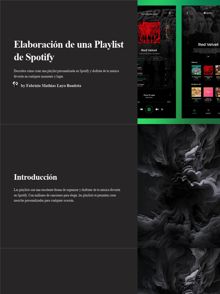 Elaboracion de Una Playlist de Spotify | PDF