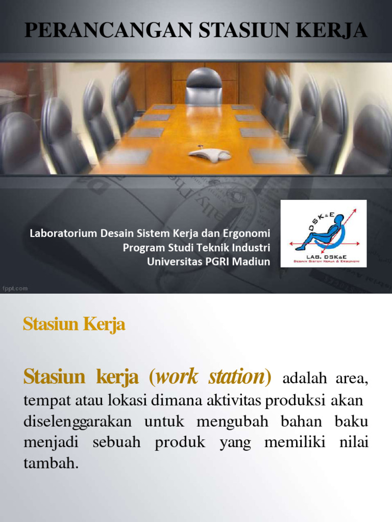 Week 4 Perancangan Stasiun Kerja | PDF