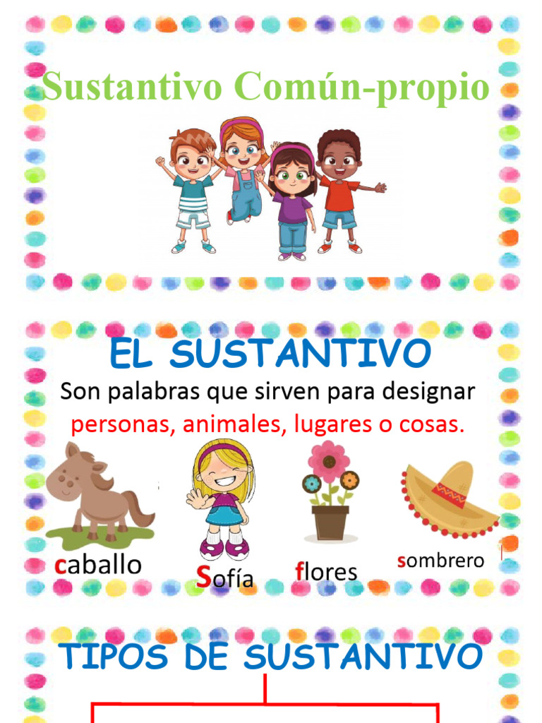 Sustantivo Común Propio | PDF