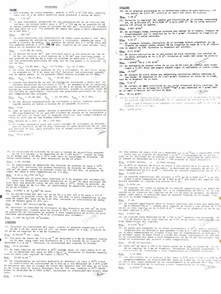 Practica de Estados de La Materia | PDF | Agua | Gases