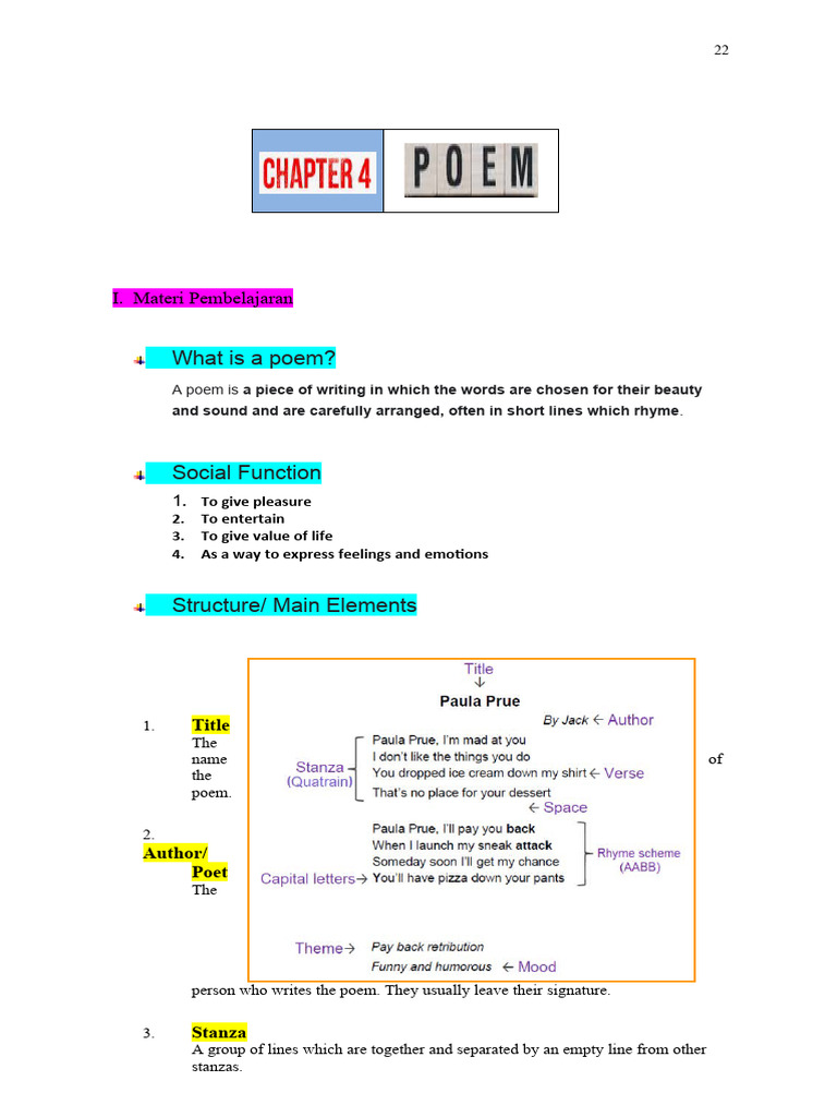 Poem | PDF | Poetry | Rhyme