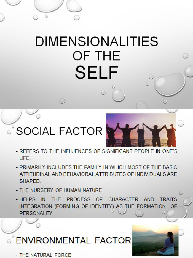 Dimensionalities of The Self | PDF