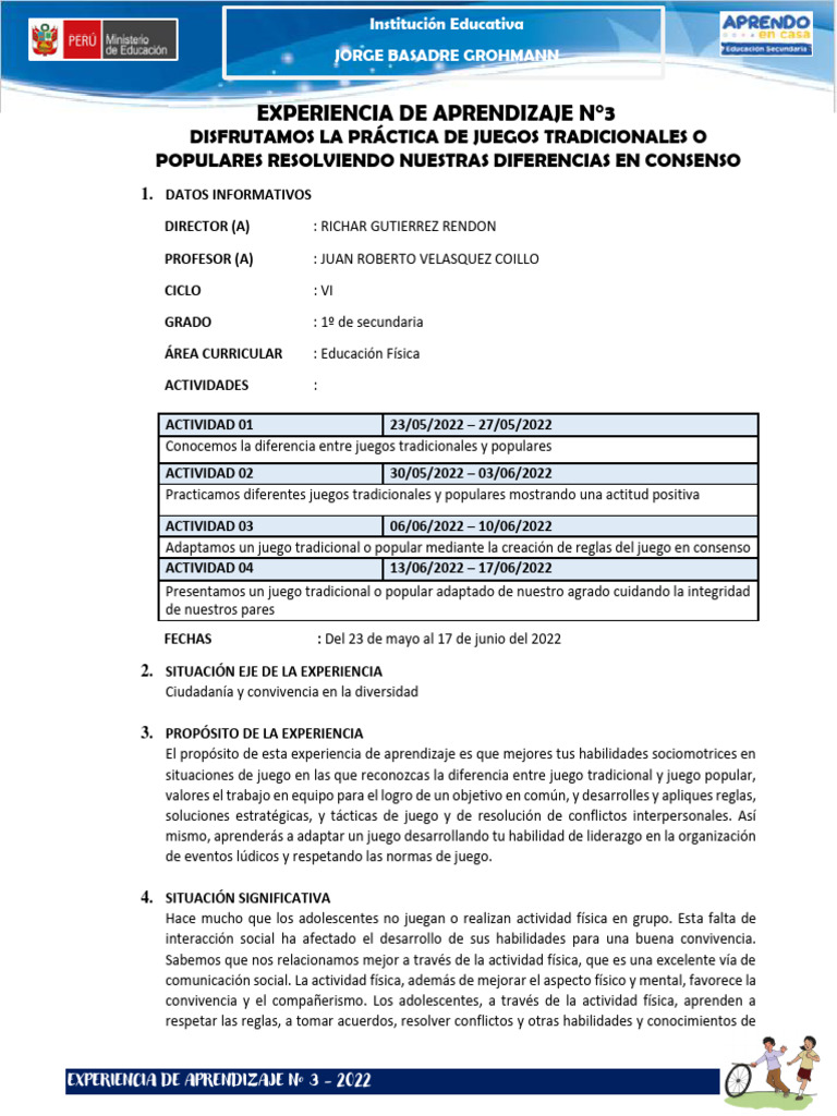 Eda 3 | Descargar gratis PDF | Aprendizaje | Evaluación