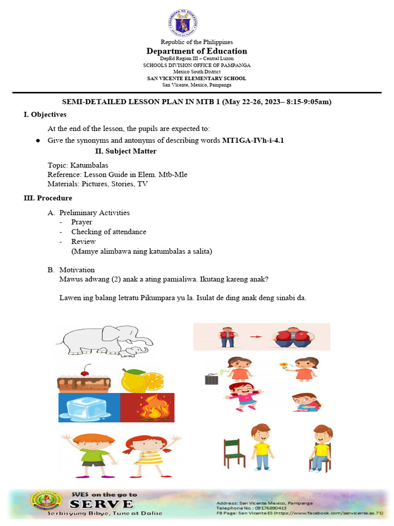 MTB-4TH QUARTER-WEEK5-May 29-June 2, 2023 | PDF