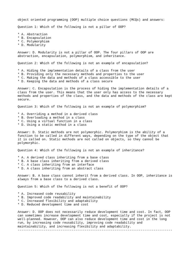 Nots | PDF | Method (Computer Programming) | Class (Computer Programming)