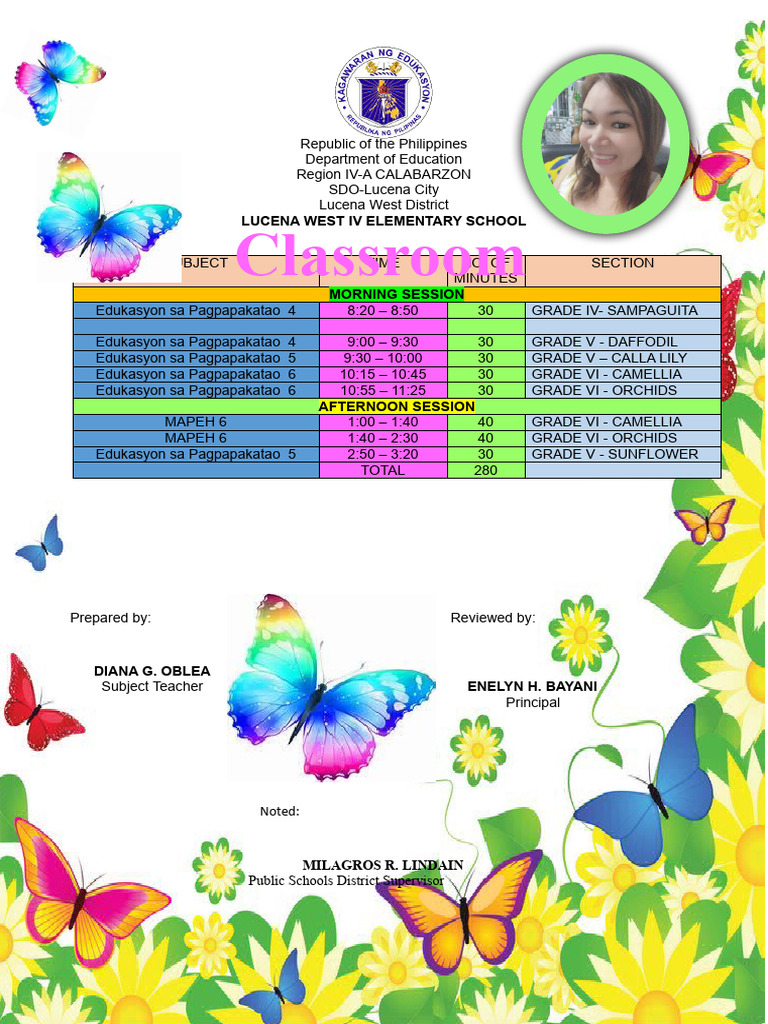 FINAL Classroom Program | PDF