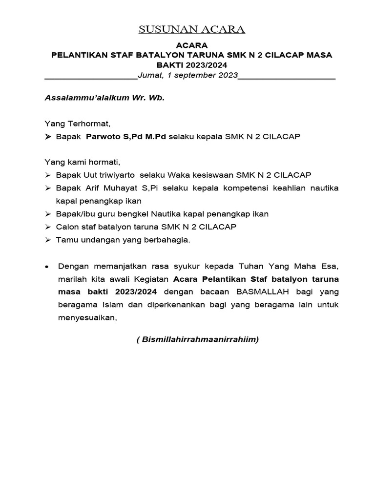 Batalyon Taruna | PDF