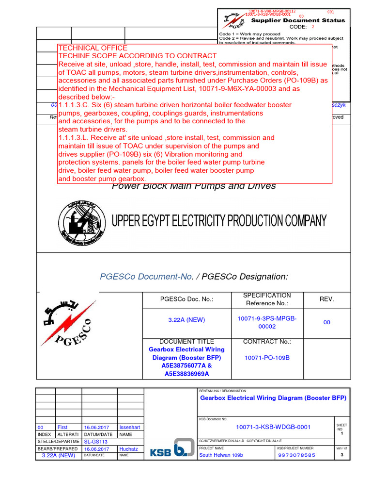 Booster BFP-10071-9-V9B-MPGB-00112-Gearbox Electrical Wiring Diagram ...