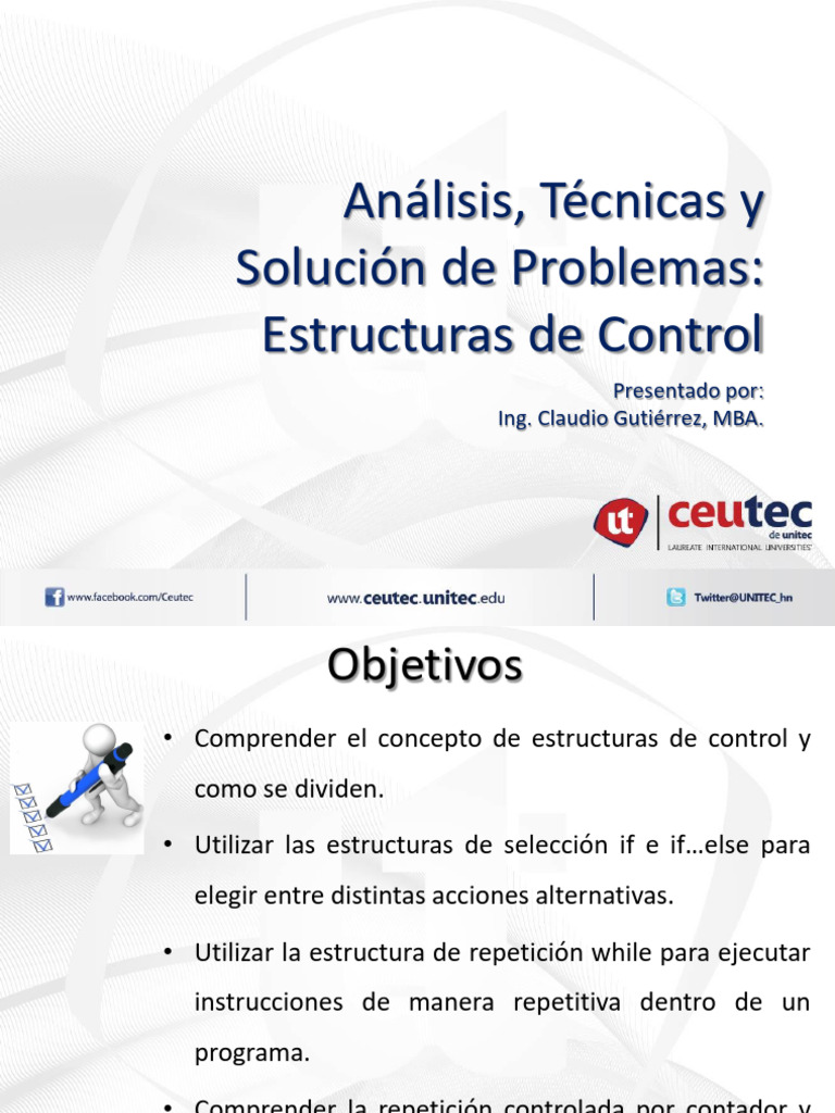 Clase 3 - Estructuras de Control (Parte I) - 1 | PDF | Flujo de control | Programación de ...