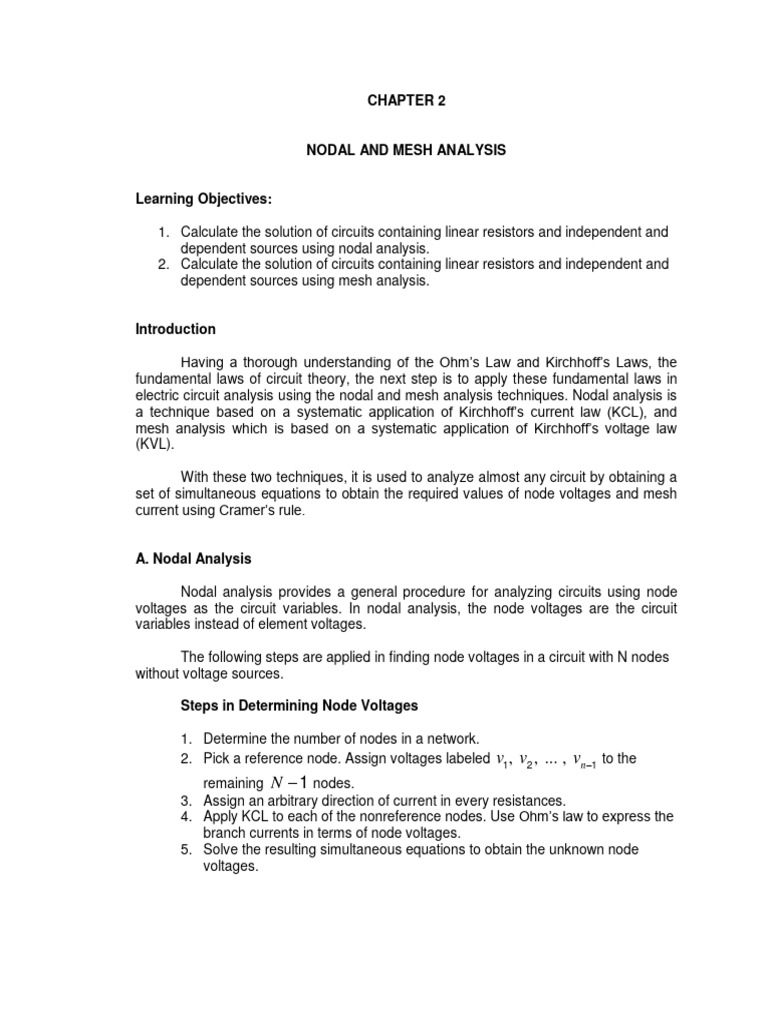 Module 2 | PDF | Electrical Network | Network Analysis (Electrical Circuits)