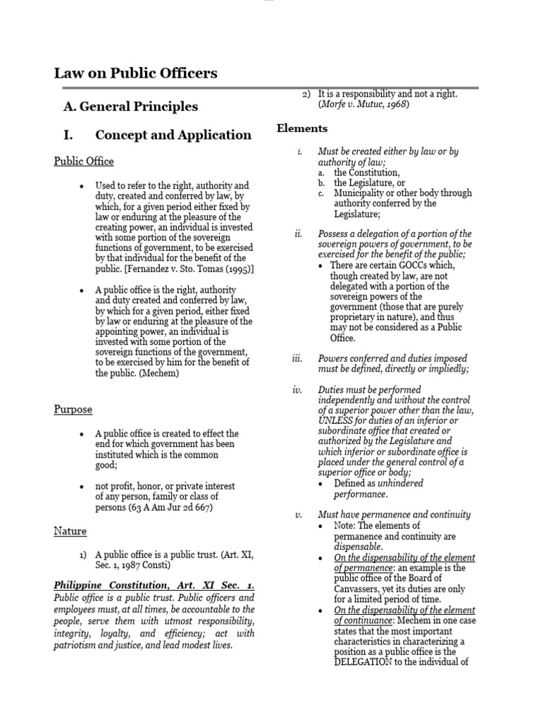 Understanding Public Office in Law | PDF | Supreme Court Of The United ...