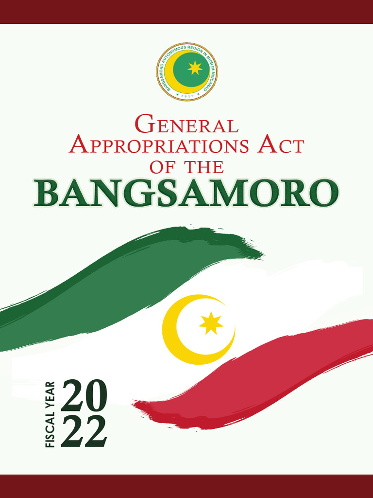 General Appropriations Act of The Bangsamoro FY 2022 | PDF | Expense | Employment