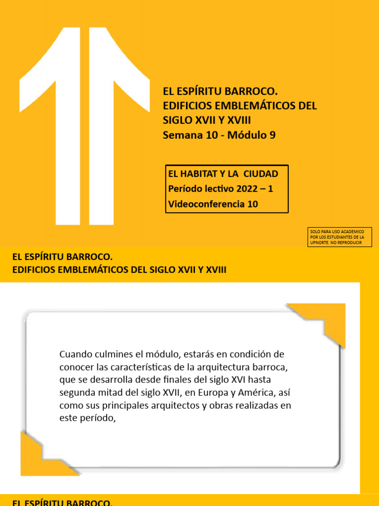 Semana 10 - Presentación - El Espíritu Barroco - Edificios Emblemáticos Del Siglo Xvii y Xviii ...
