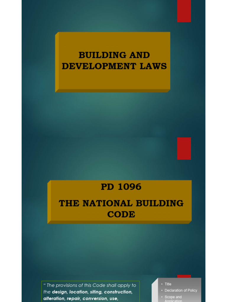 PD 1096 Discussion | Download Free PDF | Building | Wall