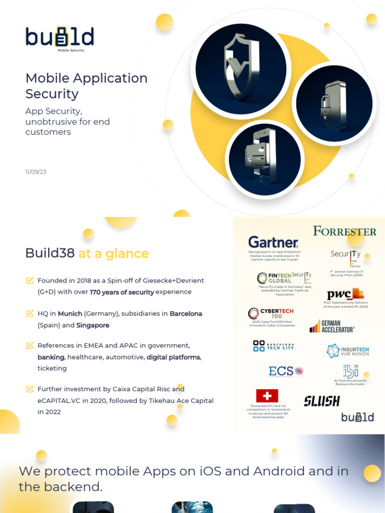 Mobile App Security Solutions by Build38 | PDF | Mobile App | Ios