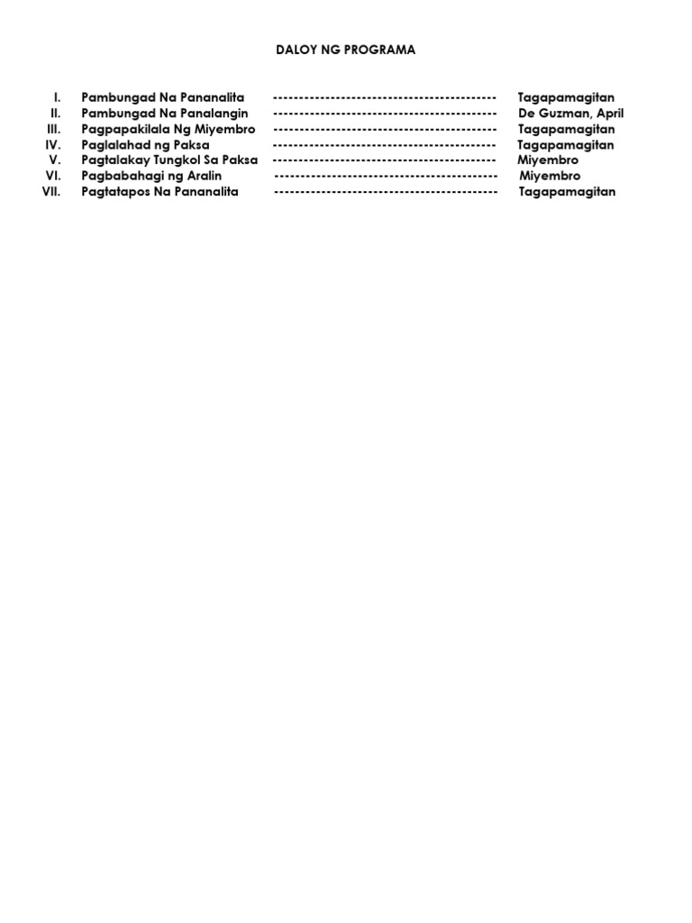 Fil 111-Simposyum | PDF