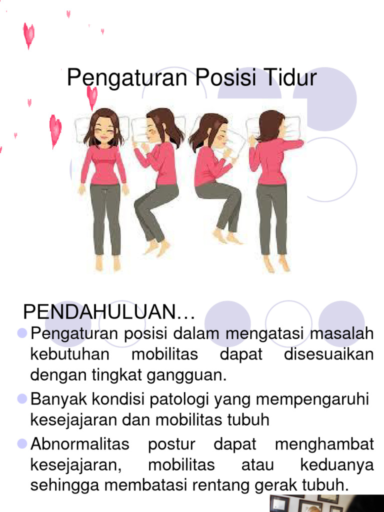 Pengaturan Posisi Tidur Oke | PDF