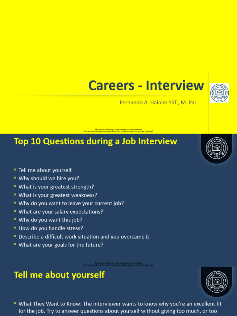 Careers Interview | PDF | Job Interview | Interview