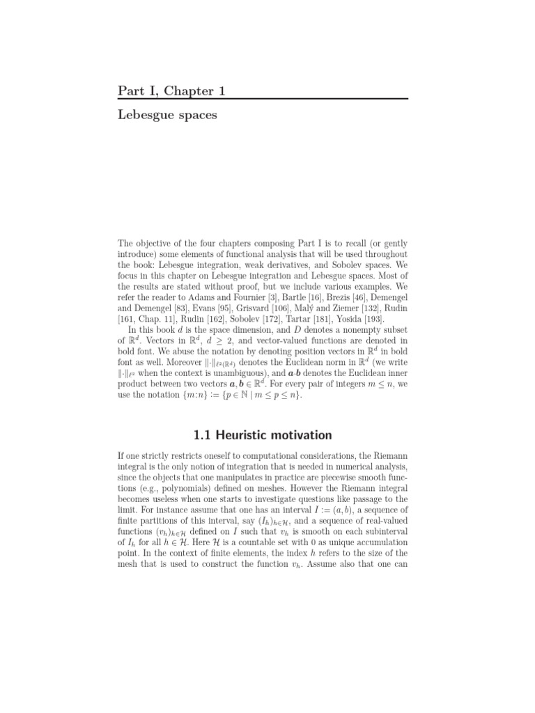 Chap 01 | PDF | Lebesgue Integration | Integral