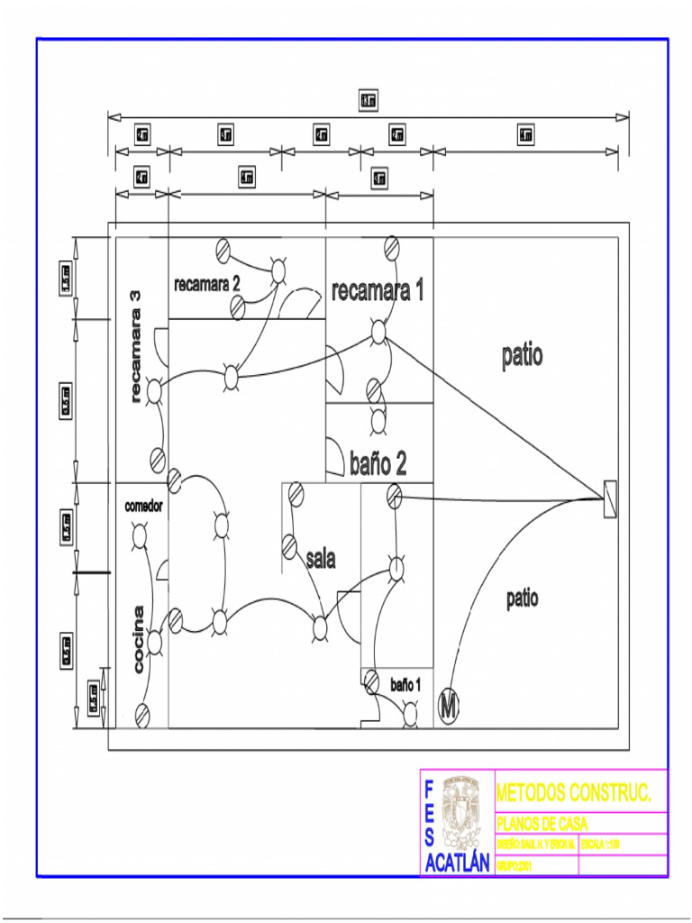 Plano Con Instalacion Electrica-Modelo | PDF Plano Con Instalacion Electrica-Modelo | PDF