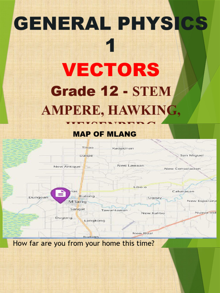 DAY 1 Vectors | PDF | Euclidean Vector | Mechanics