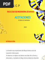 Tipos de Linea, Concepto de Cota. | PDF