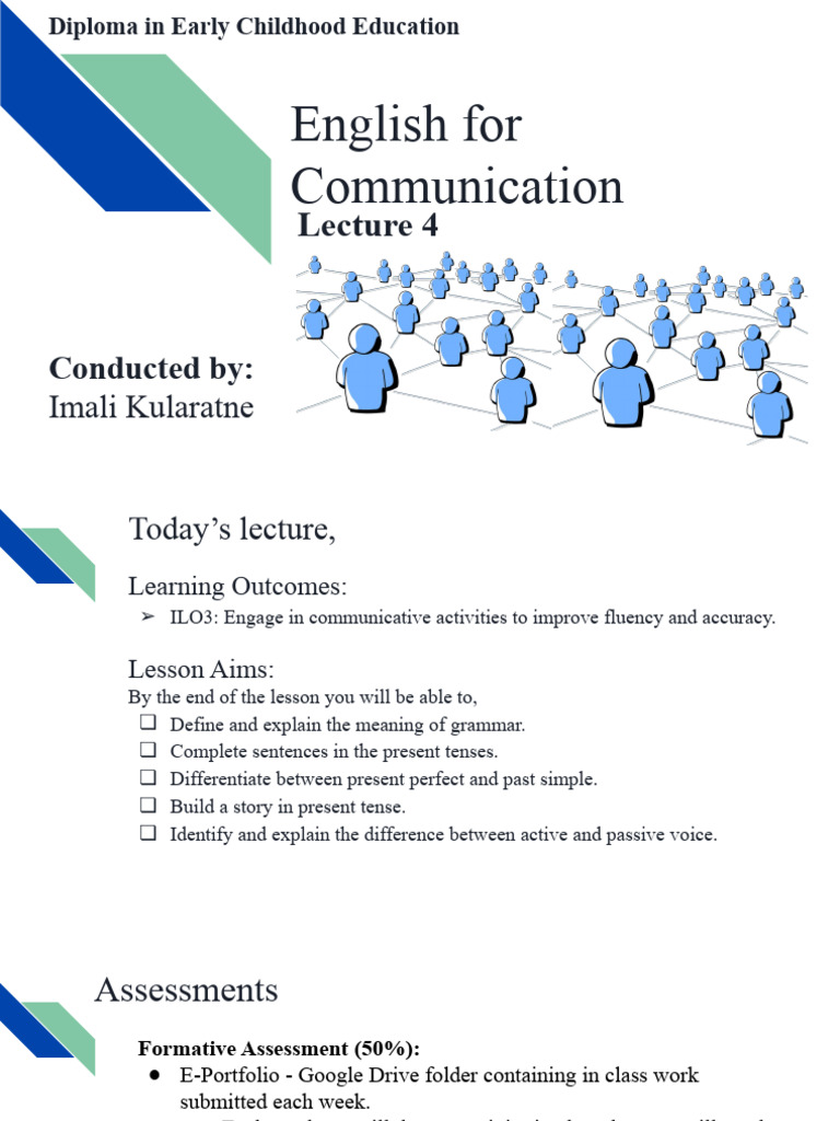 English For Communication - Lecture 4 | PDF | Linguistics | Human Communication