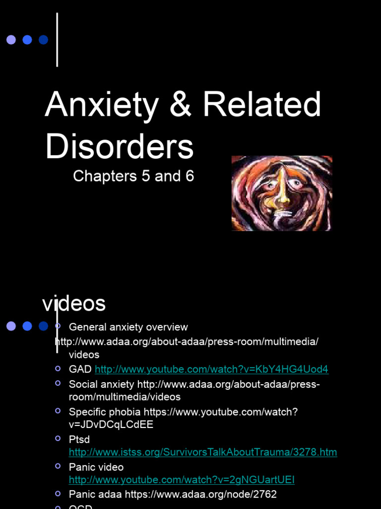 Understanding Anxiety Disorders Overview | PDF | Anxiety Disorder ...