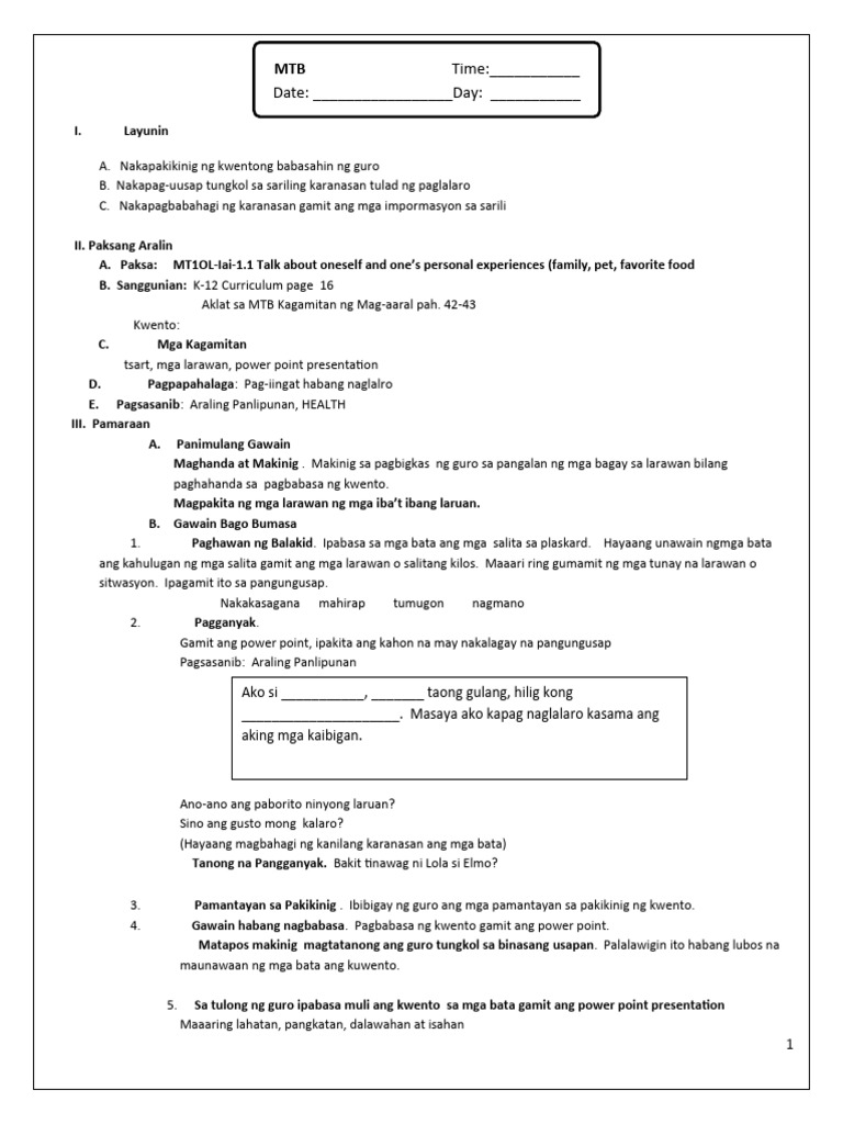 MTB Ist Grading Week 4 | PDF