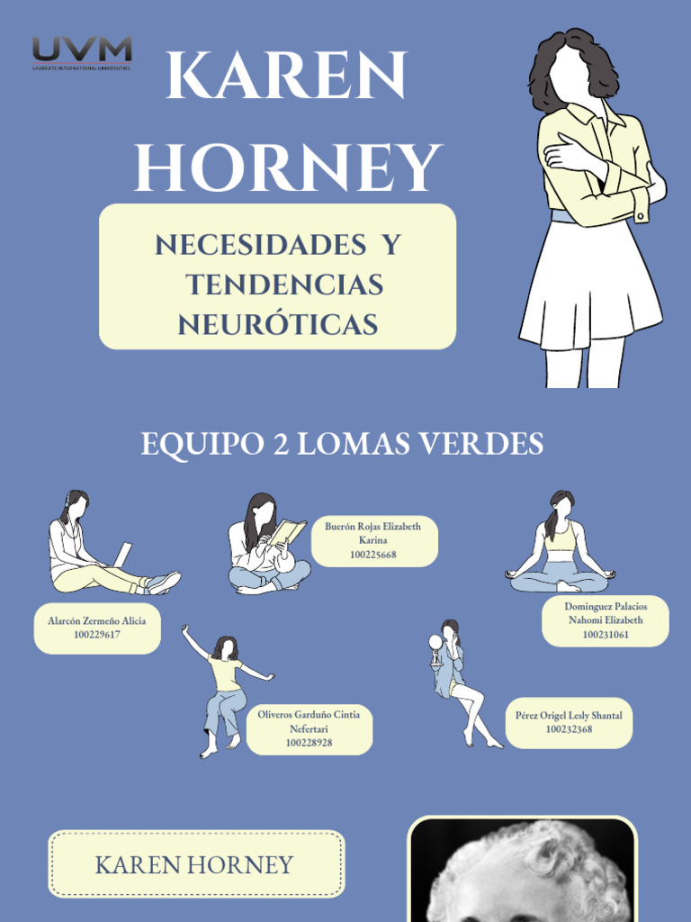 Karen Horney | PDF | Neurosis | Teorías psicologicas