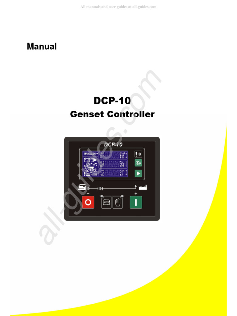 FG Wilson DCP-10 | PDF | Electric Generator | Liquid Crystal Display