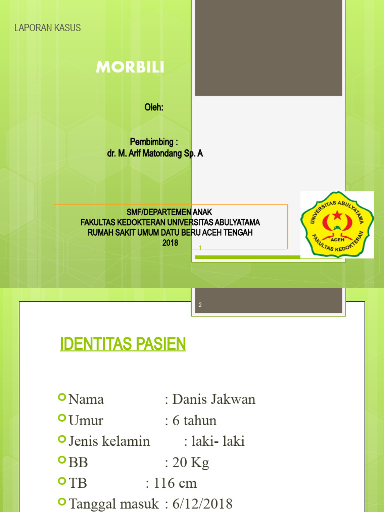 Laporan Kasus Morbili Anak | PDF | Pengembangan Diri