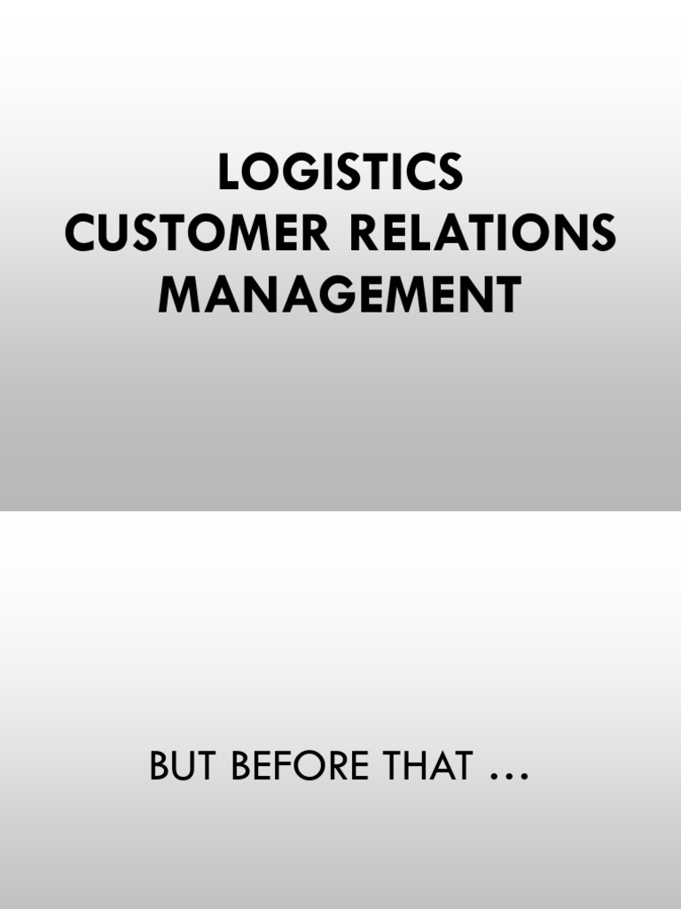 Note Ebscm - Logistics Customer Relations Management | PDF | Logistics ... Note Ebscm - Logistics Customer Relations Management | PDF | Logistics ...