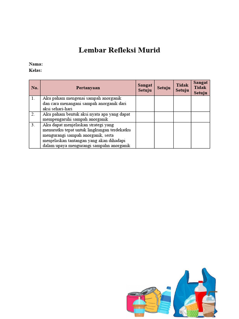 Lembar Refleksi Murid | PDF
