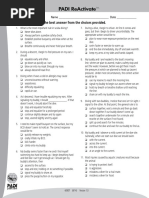 PADI Open Water Diver Exam Guide | PDF | Scuba Diving | Swimming