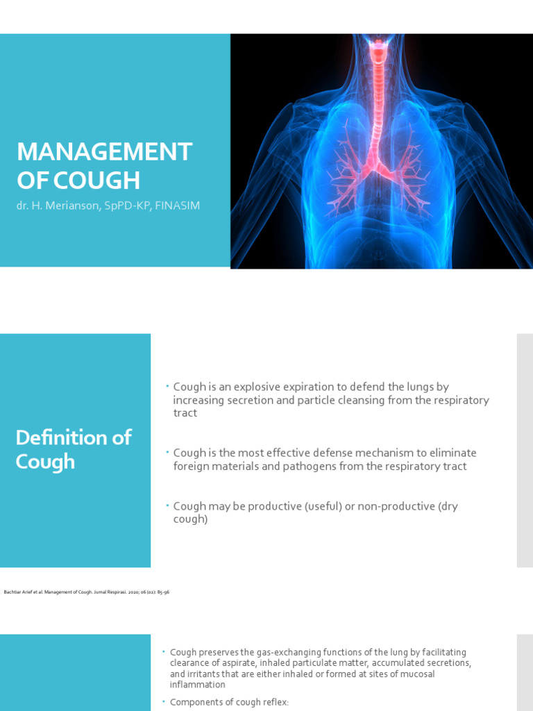 Management of Cough | Download Free PDF | Cough | Opioid