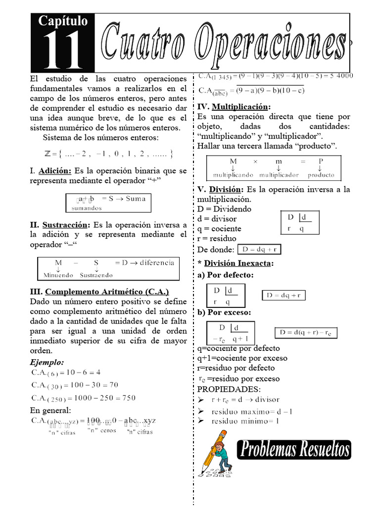4.cuatro Operaciones | PDF
