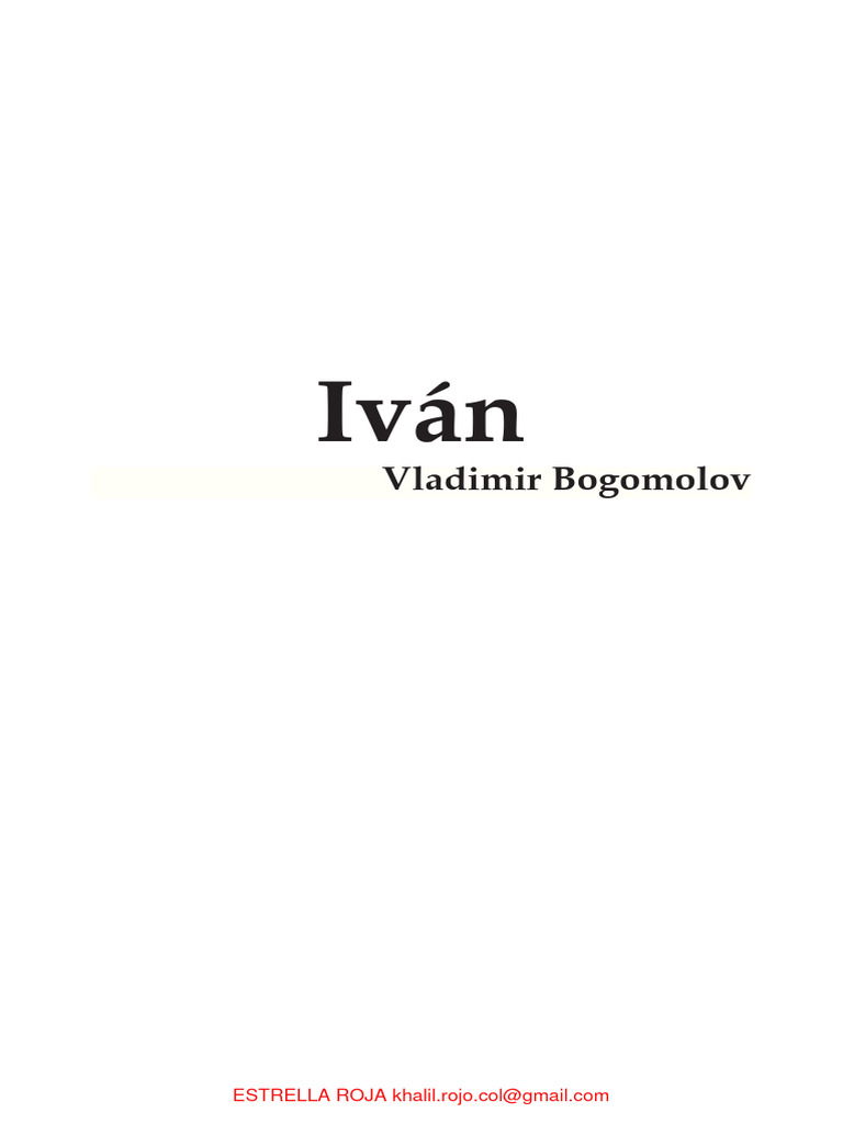 BOGOMOLOV VLADIMIR Ivan | PDF | Ejército Rojo