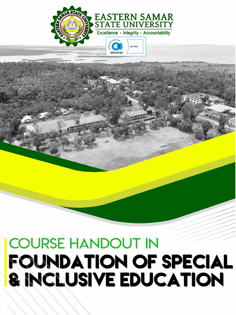 Foundation of Special Inclusive Education | PDF | Special Education ...