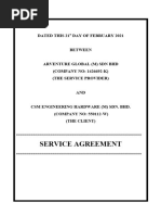 JCB Service Agreement | PDF | Business | Private Law