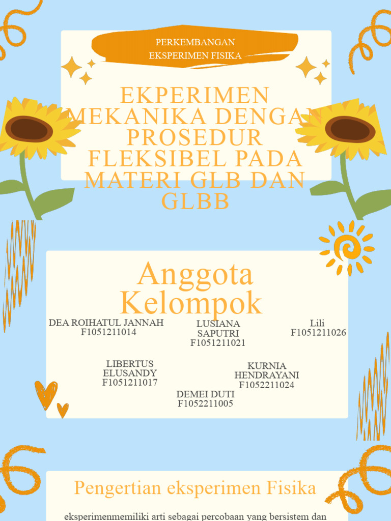 Biru Kuning Pastel Lucu Kreatif Presentasi Tugas Kelompok | PDF