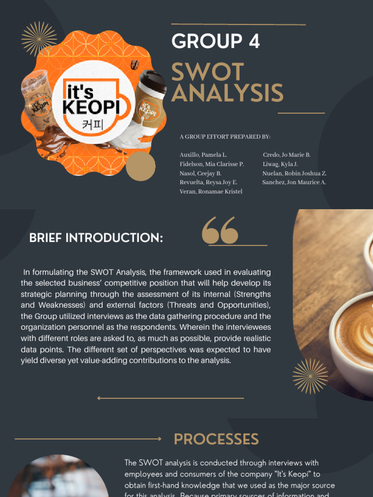 Group 4 Swot Analysis Presentation | PDF