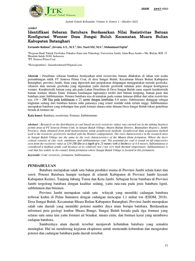 Geolistrik SPC | PDF