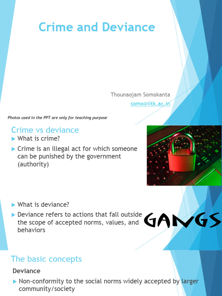 Crime and Deviance PDF | PDF | Deviance (Sociology) | Crimes