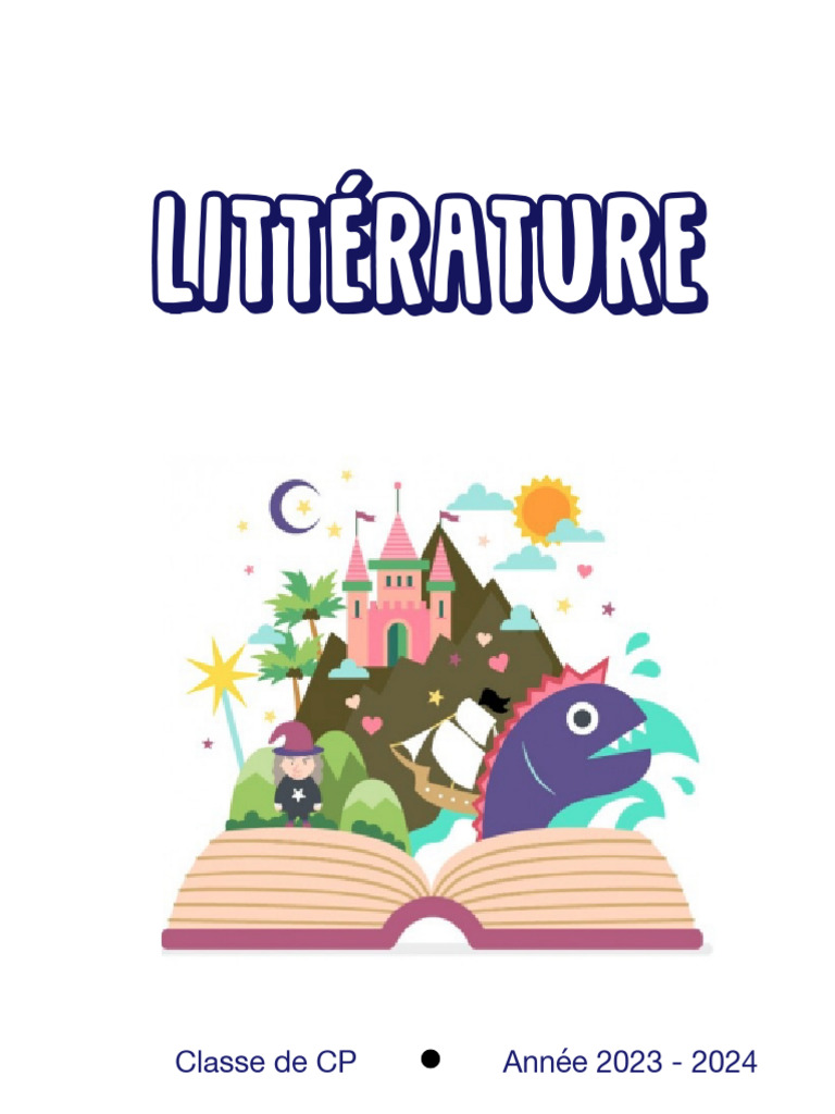 Page de Garde Littérature | PDF